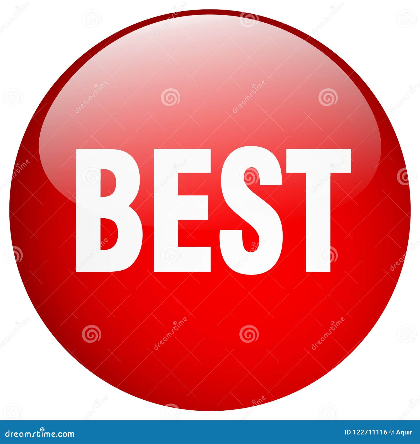 Best button stock vector. Illustration of seal, glass - 122711116