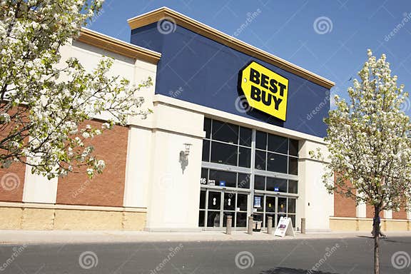 Best Buy editorial stock photo. Image of entrance, exterior - 24041953
