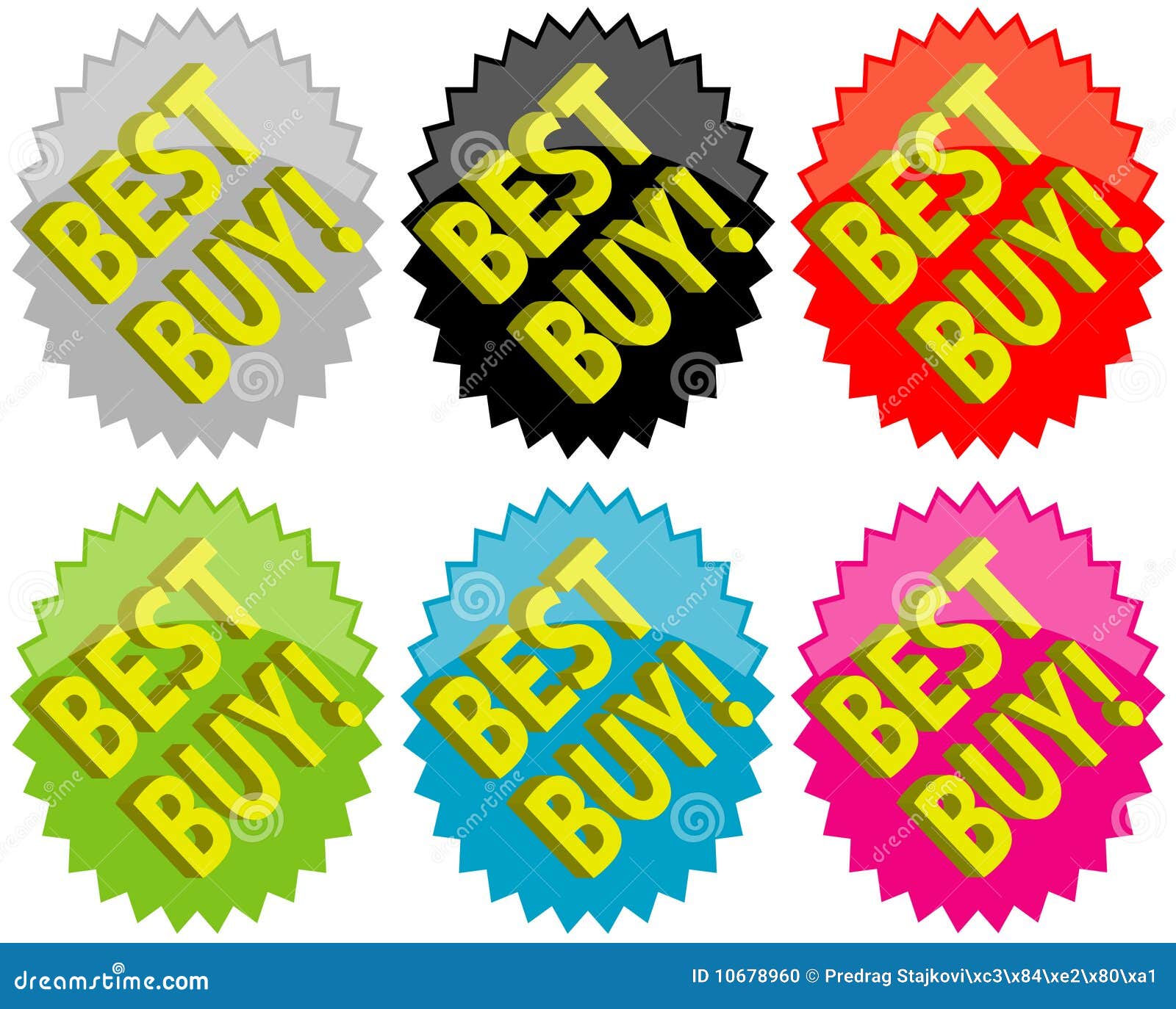 Best buy tags stock vector. Illustration of isolated - 10678960