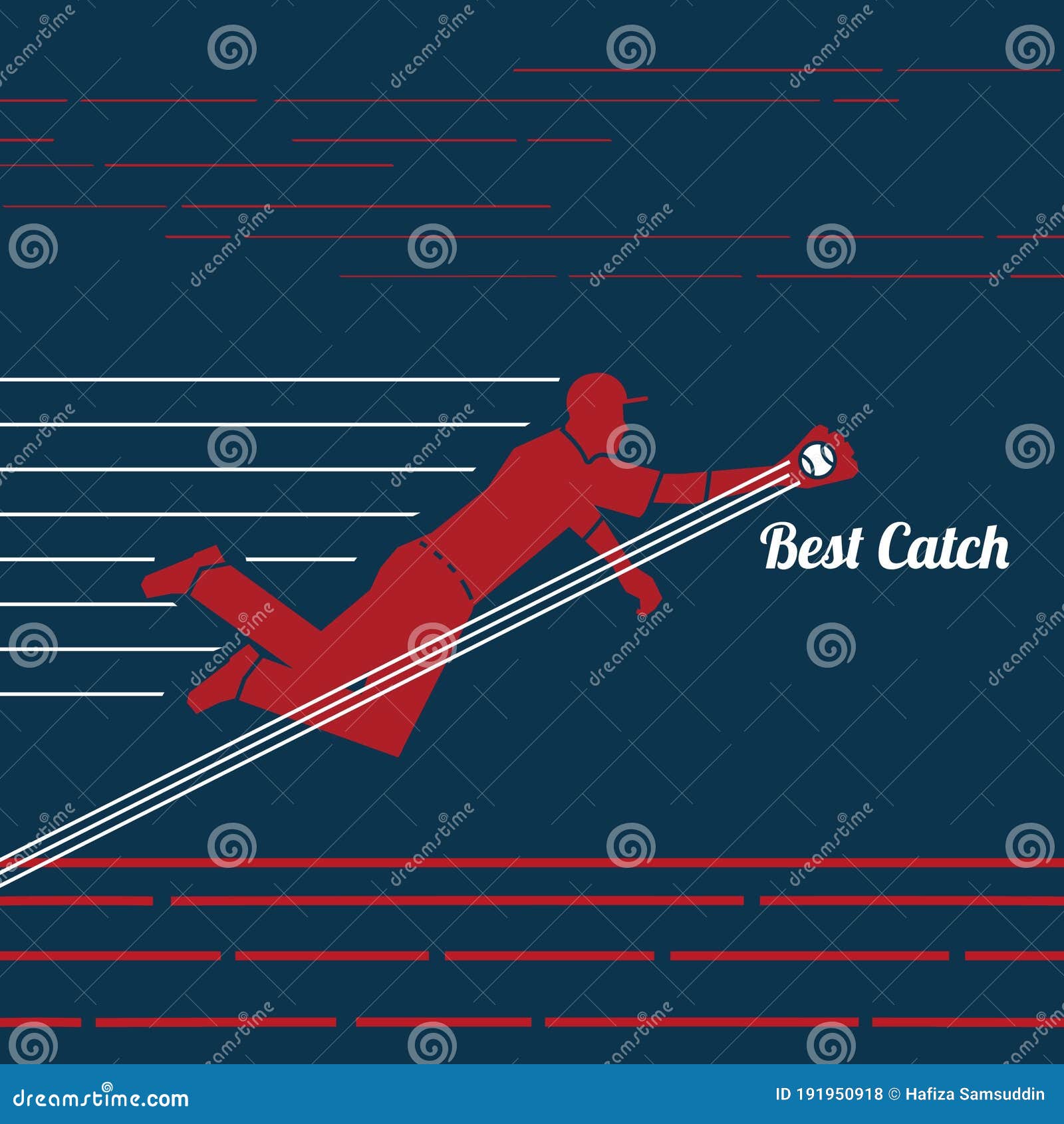 Best Catch. Vector Illustration Decorative Design Stock Vector ...