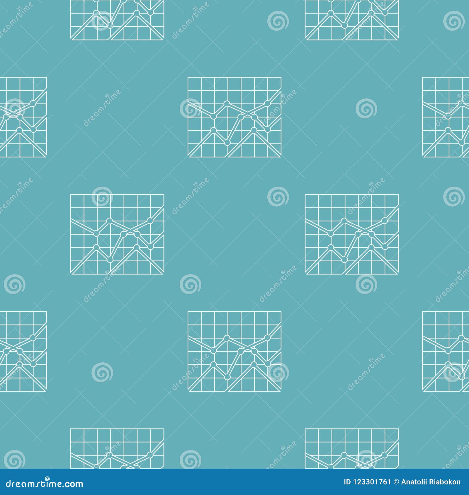 Best Chart Pattern Seamless Stock Illustration - Illustration of ...