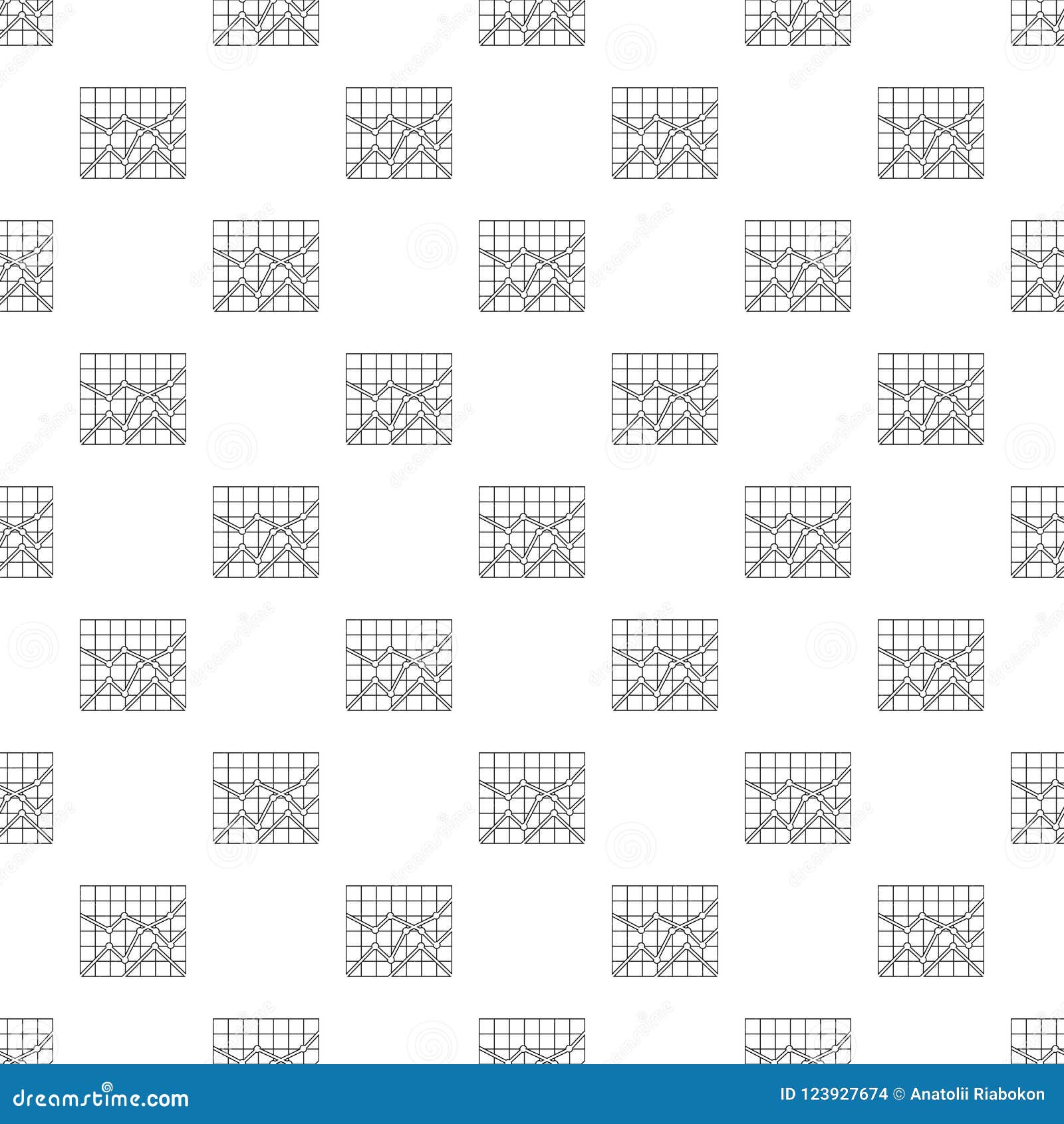 Best Chart Pattern Seamless Stock Illustration - Illustration of ...