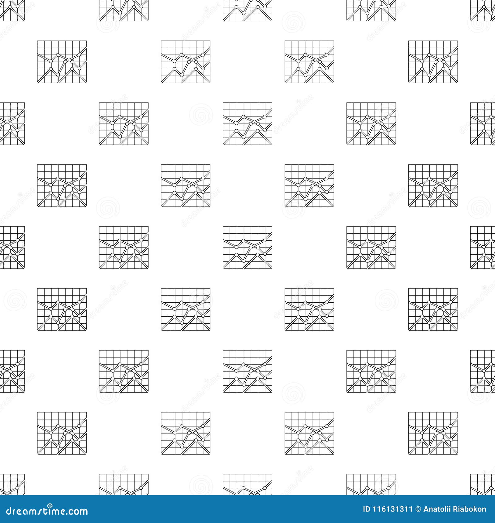Best Chart Pattern Vector Seamless Stock Vector - Illustration of ...