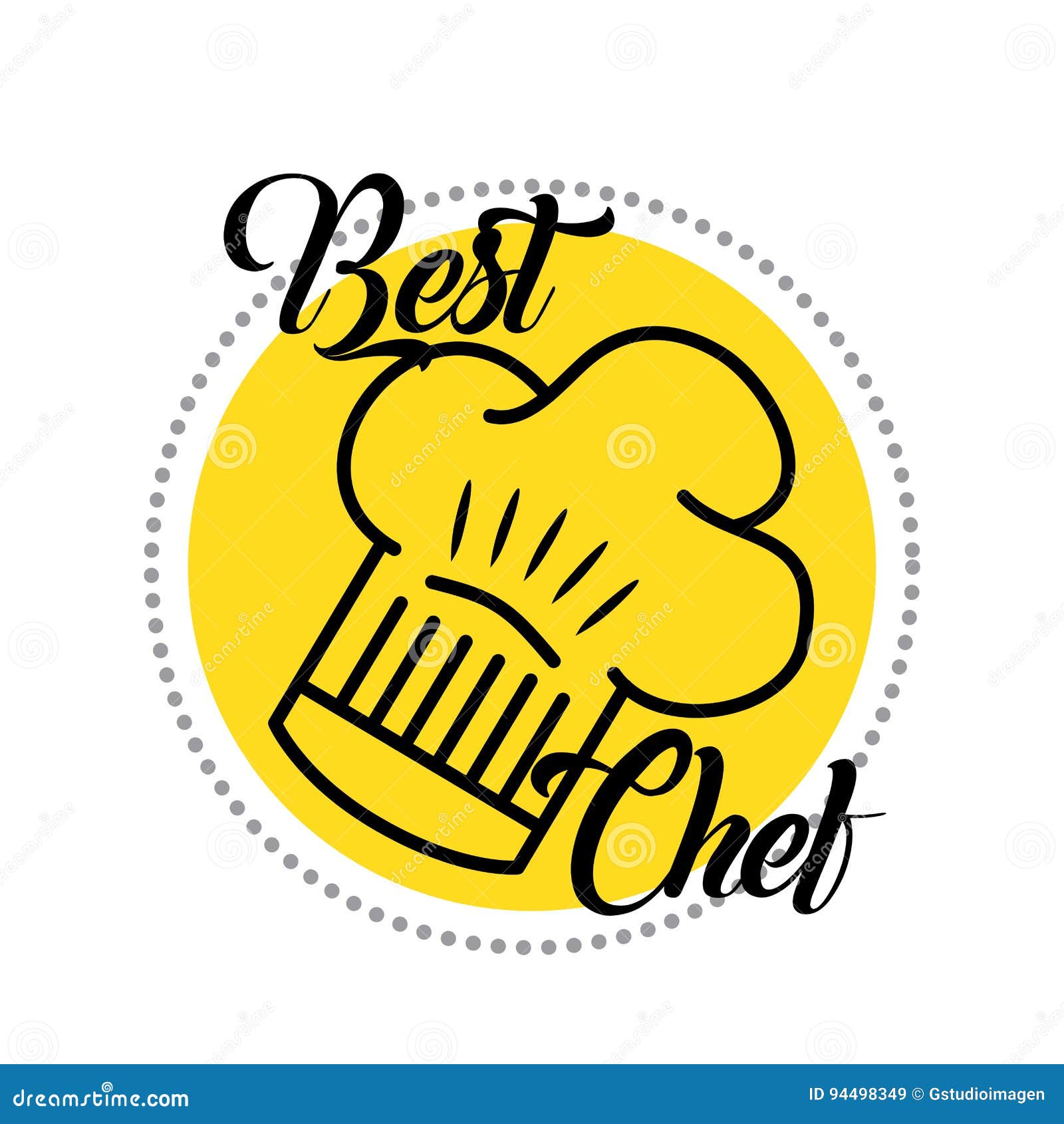 Best chef cooking stock vector. Illustration of profession - 94498349