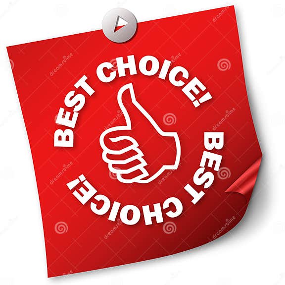 Best choice stock illustration. Illustration of choice - 12304375