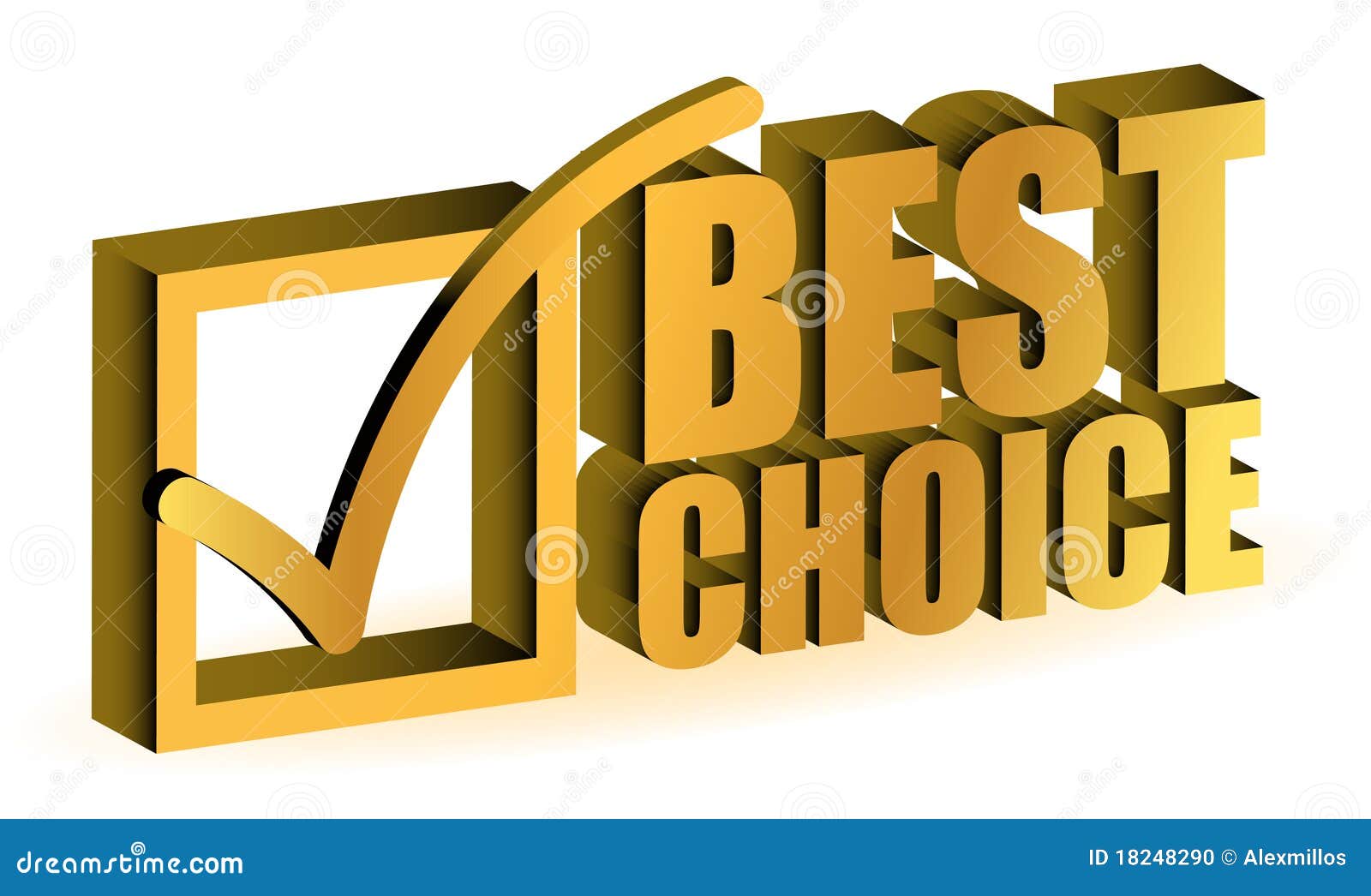 Best choice stock vector. Illustration of glossy, decision - 18248290