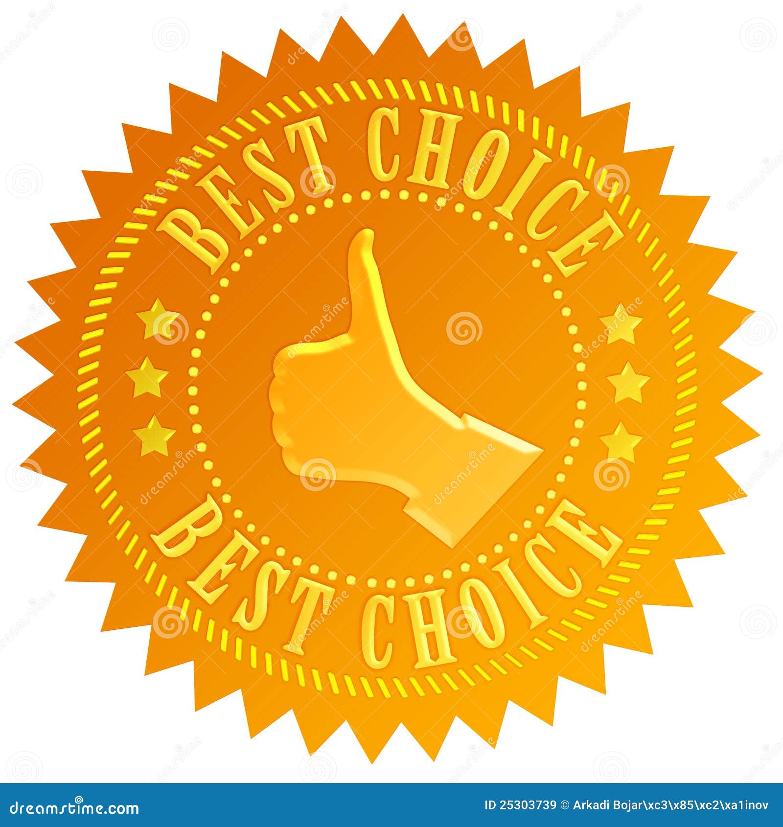 Best choice stock illustration. Illustration of promotional - 25303739