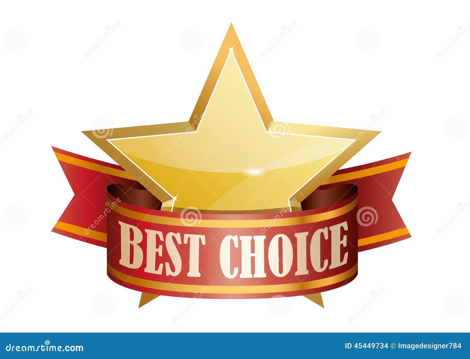 Best Choice Award Graphic Sign Stock Illustration - Illustration of ...