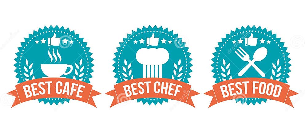 Best Choice Badge Food Element Set Stock Vector - Illustration of ...