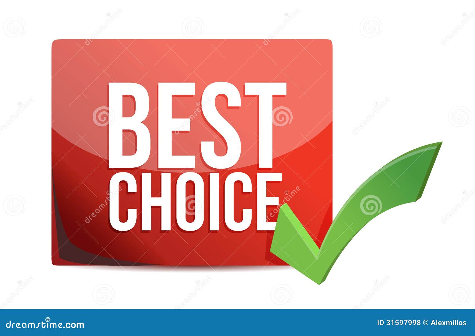 Best Choice and Check Mark Illustration Stock Illustration ...
