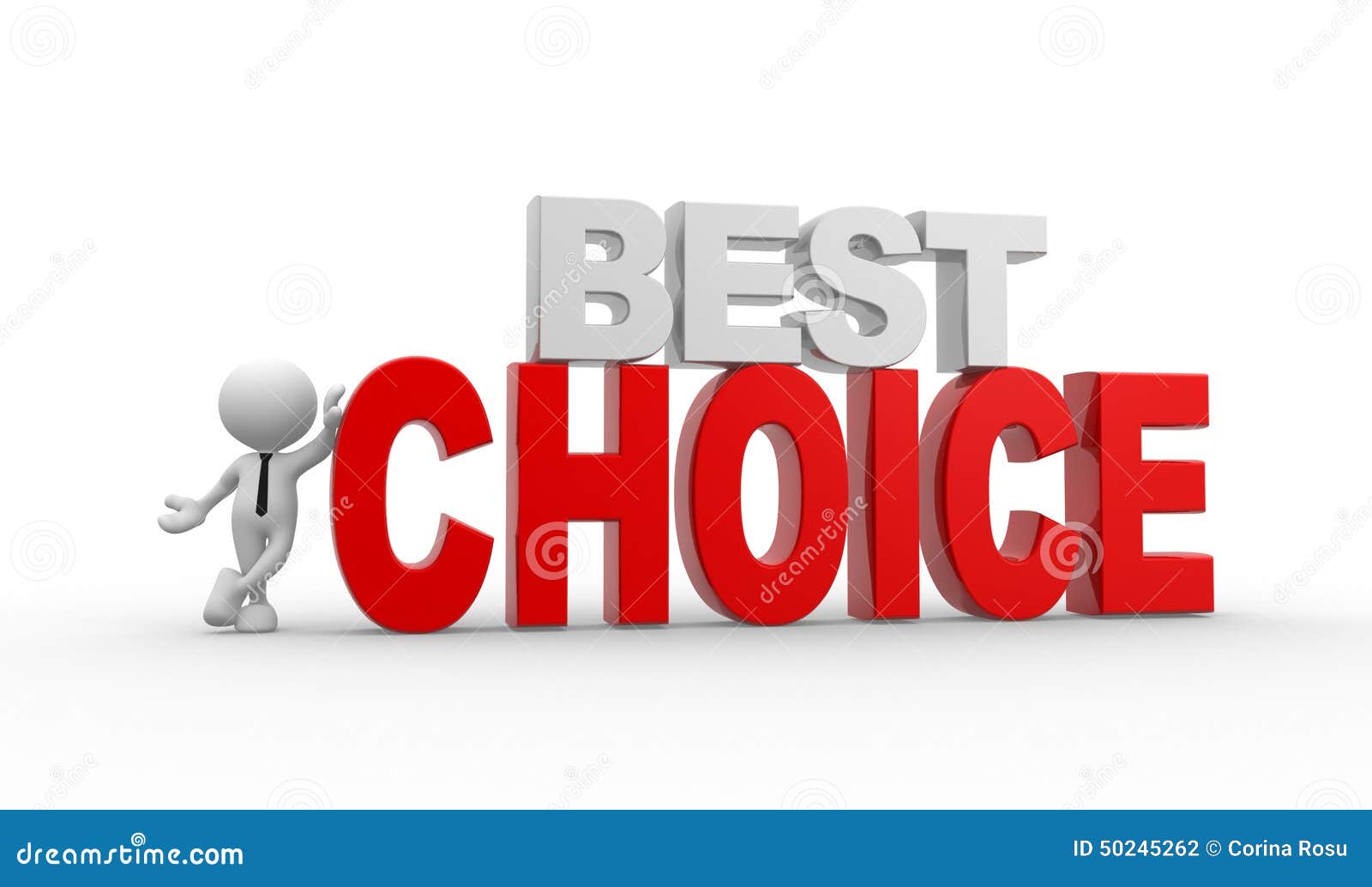 Best choice stock illustration. Illustration of decision - 50245262
