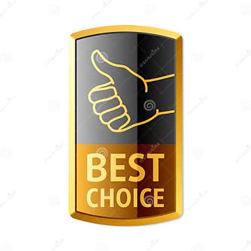 Best choice emblem stock vector. Illustration of badge - 10323929