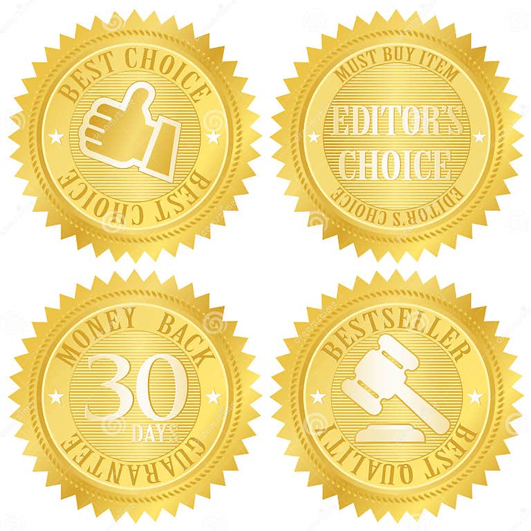 Best choice golden label stock illustration. Illustration of finger ...
