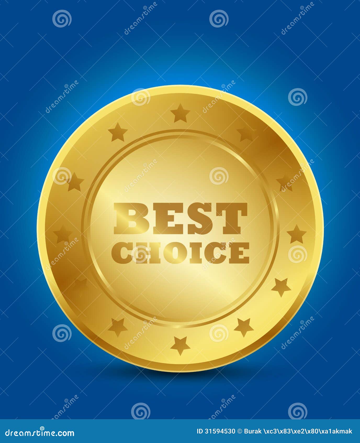 Best choice stock vector. Illustration of reward, promotion - 31594530