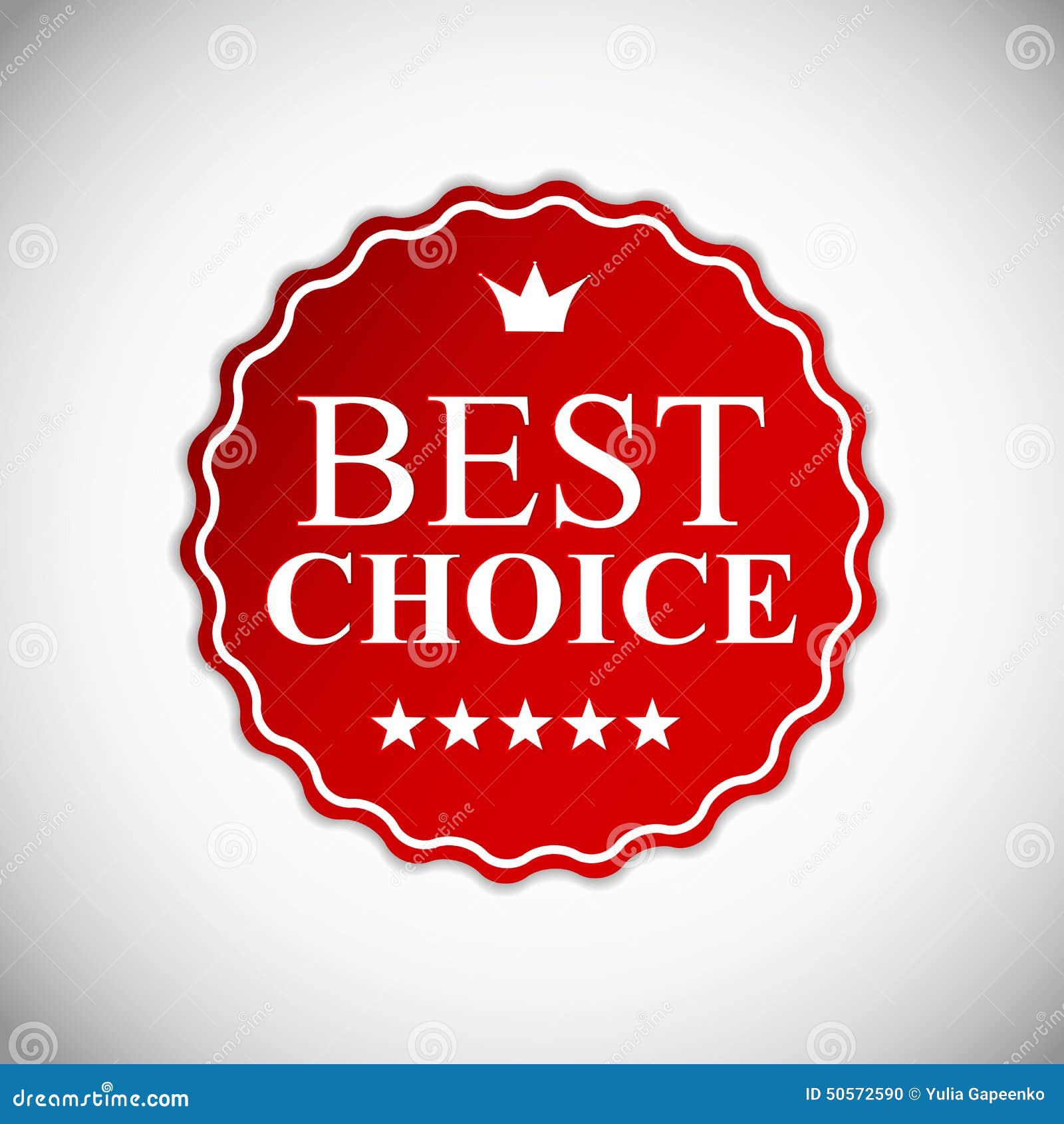 Best Choice Golden Label Vector Illustration Stock Vector ...