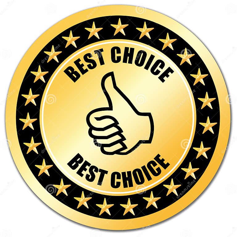 Best choice guarantee stock illustration. Illustration of bargain ...
