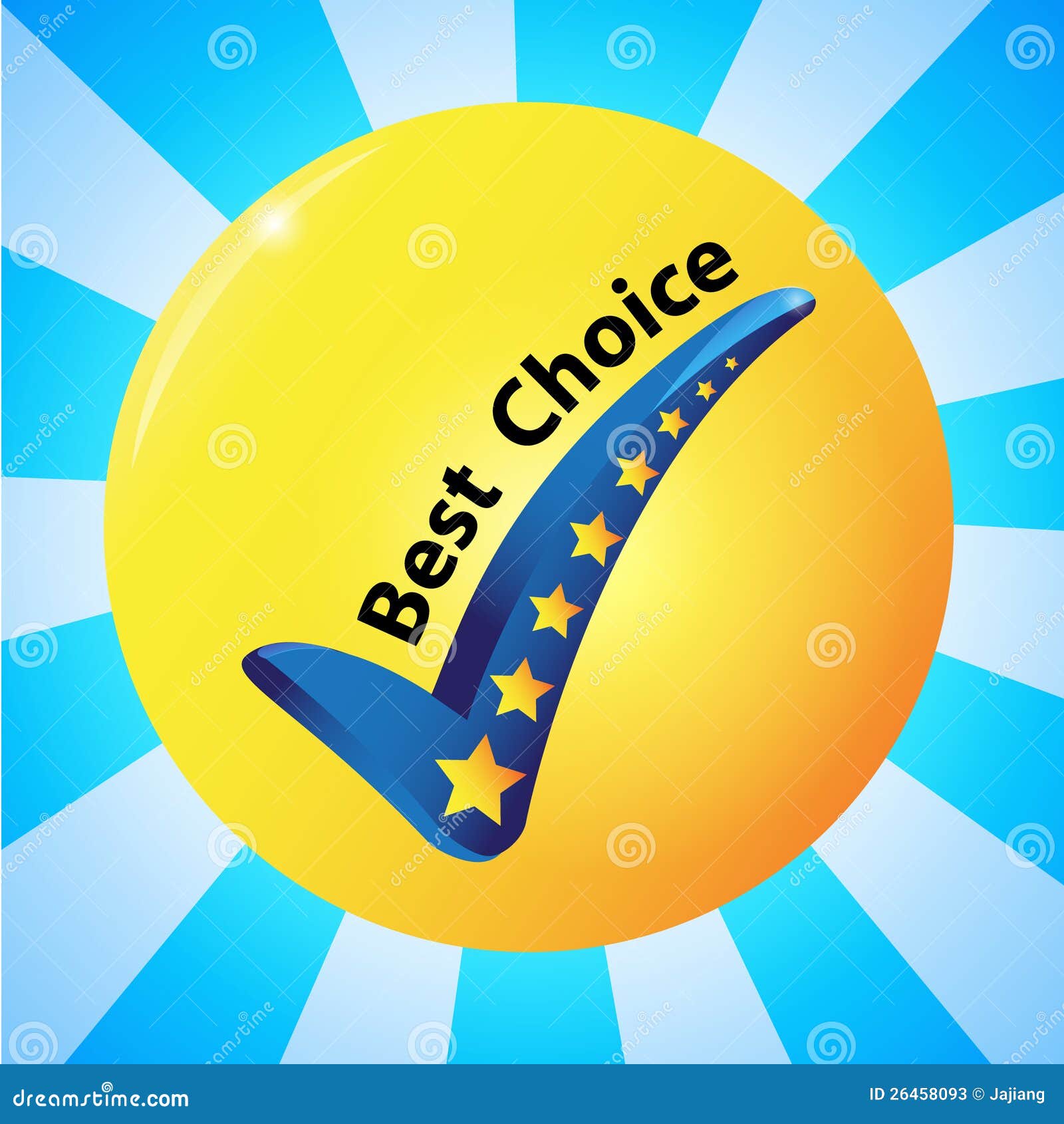 Best choice icon. stock vector. Illustration of advertisement - 26458093