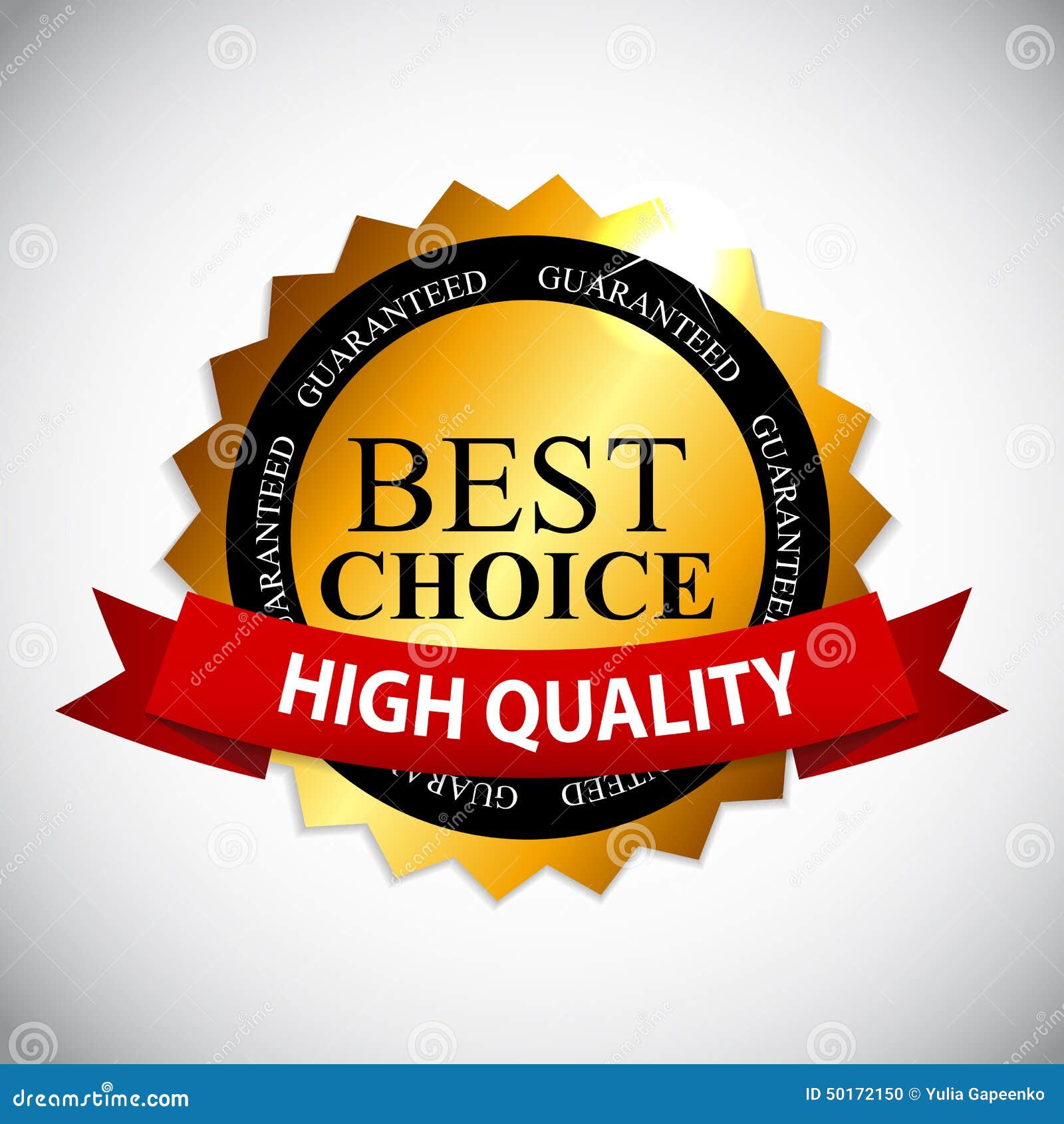 Best Choice Label with Ribbon Vector Illustration Stock Vector ...