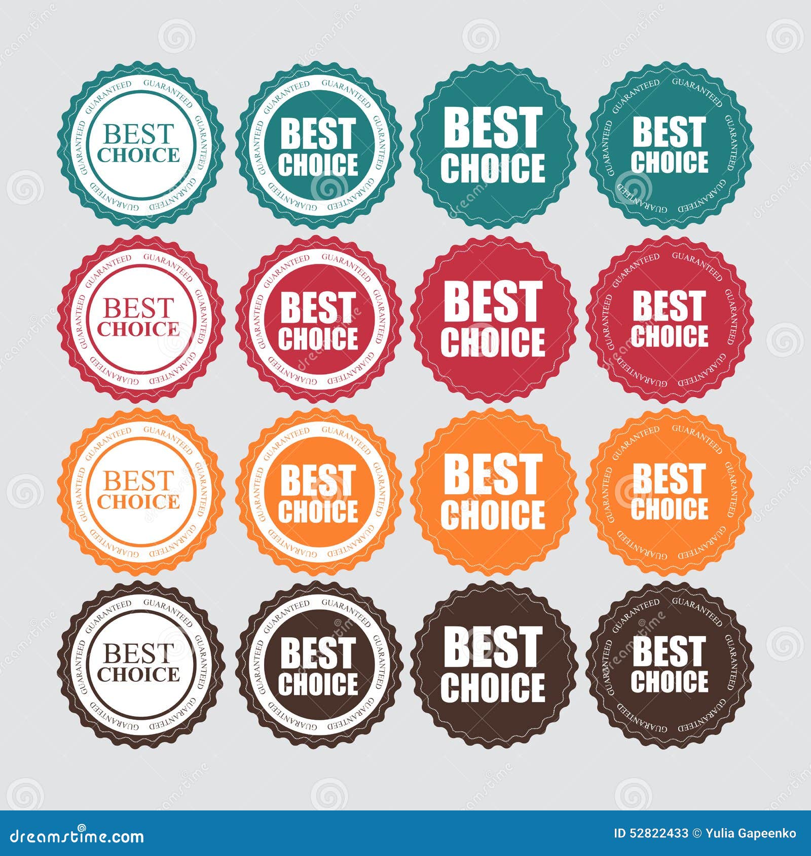Best Choice Label with Ribbon Vector Illustration Stock Vector ...
