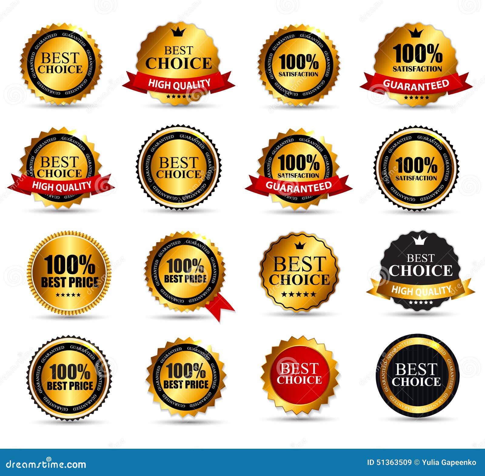 Best Choice Label Set Vector Illustration Stock Vector - Illustration ...