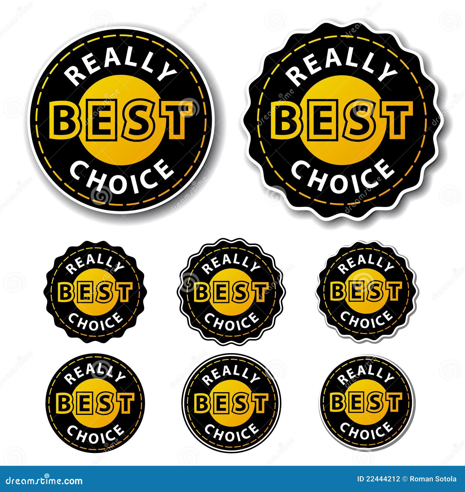 Really best choice labels stock vector. Illustration of element - 22444212