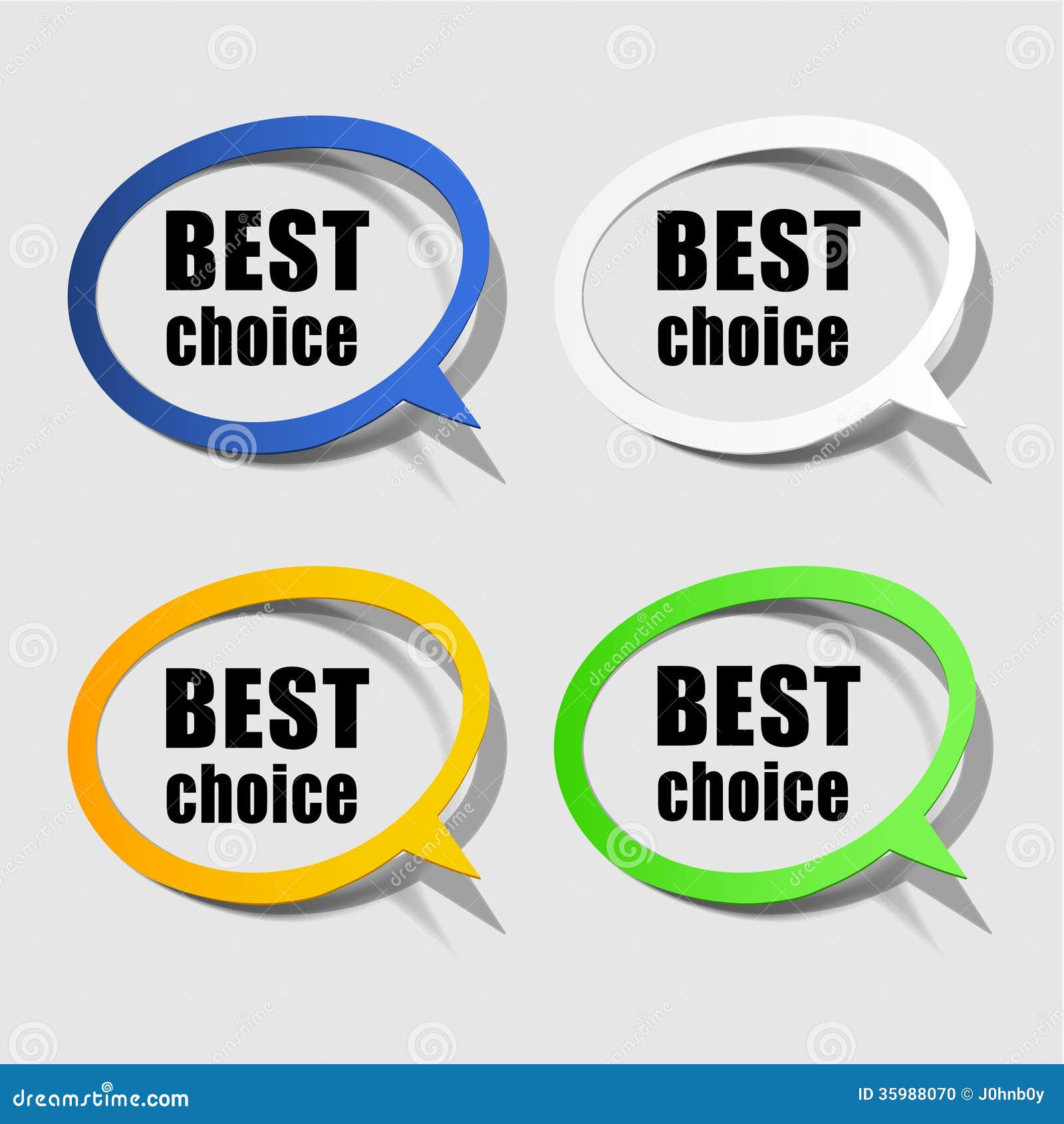 Best choice paper labels stock vector. Illustration of blue - 35988070