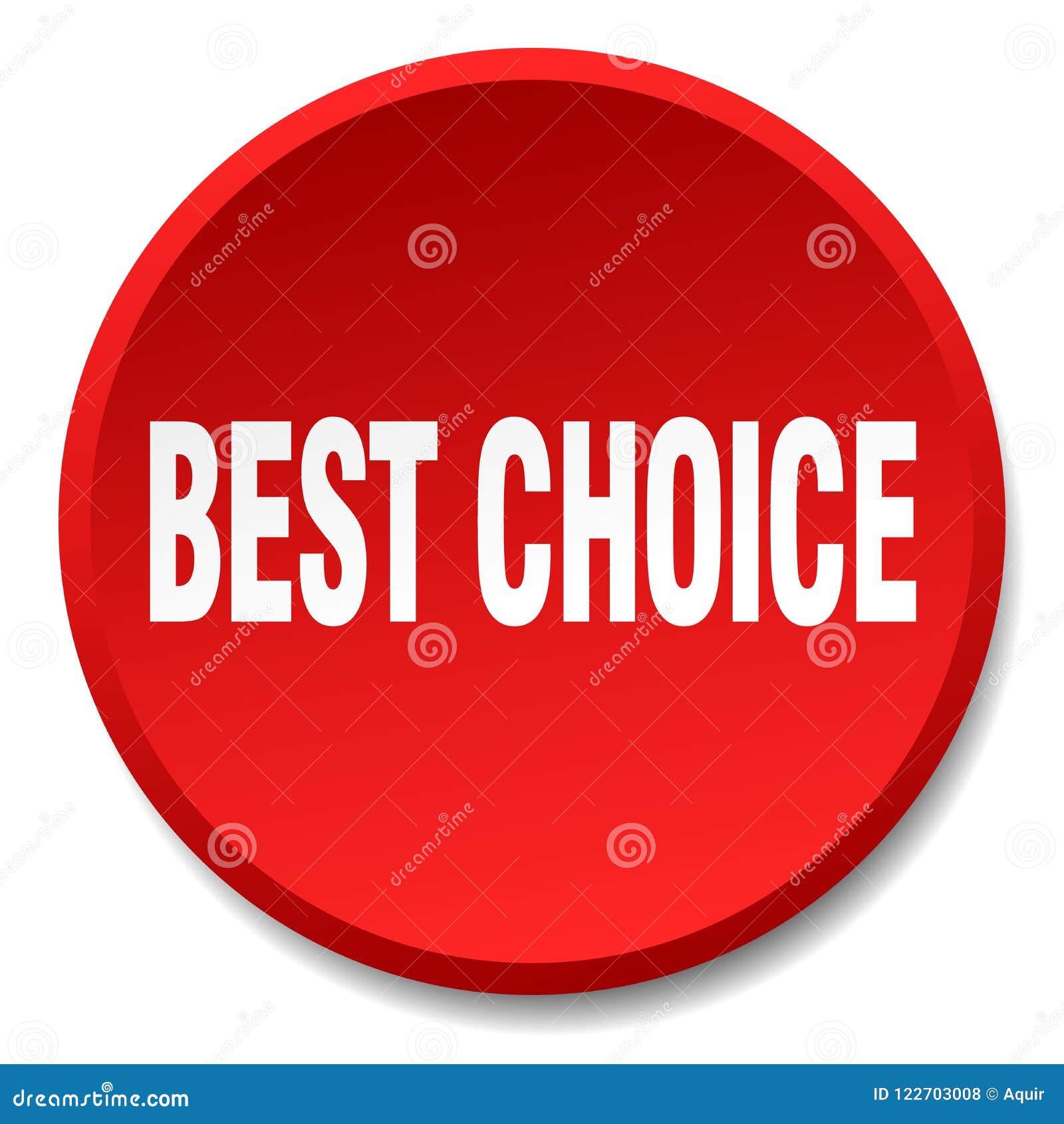 Best choice button stock vector. Illustration of round - 122703008