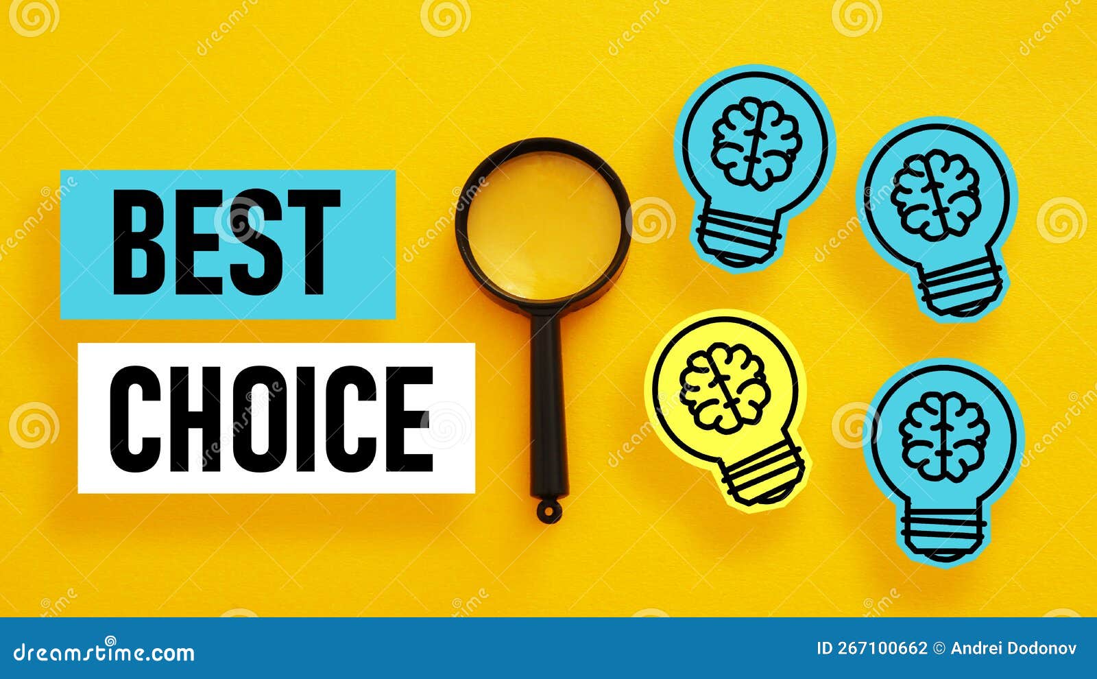 Best Choice is Shown Using the Text Stock Photo - Image of choosing ...