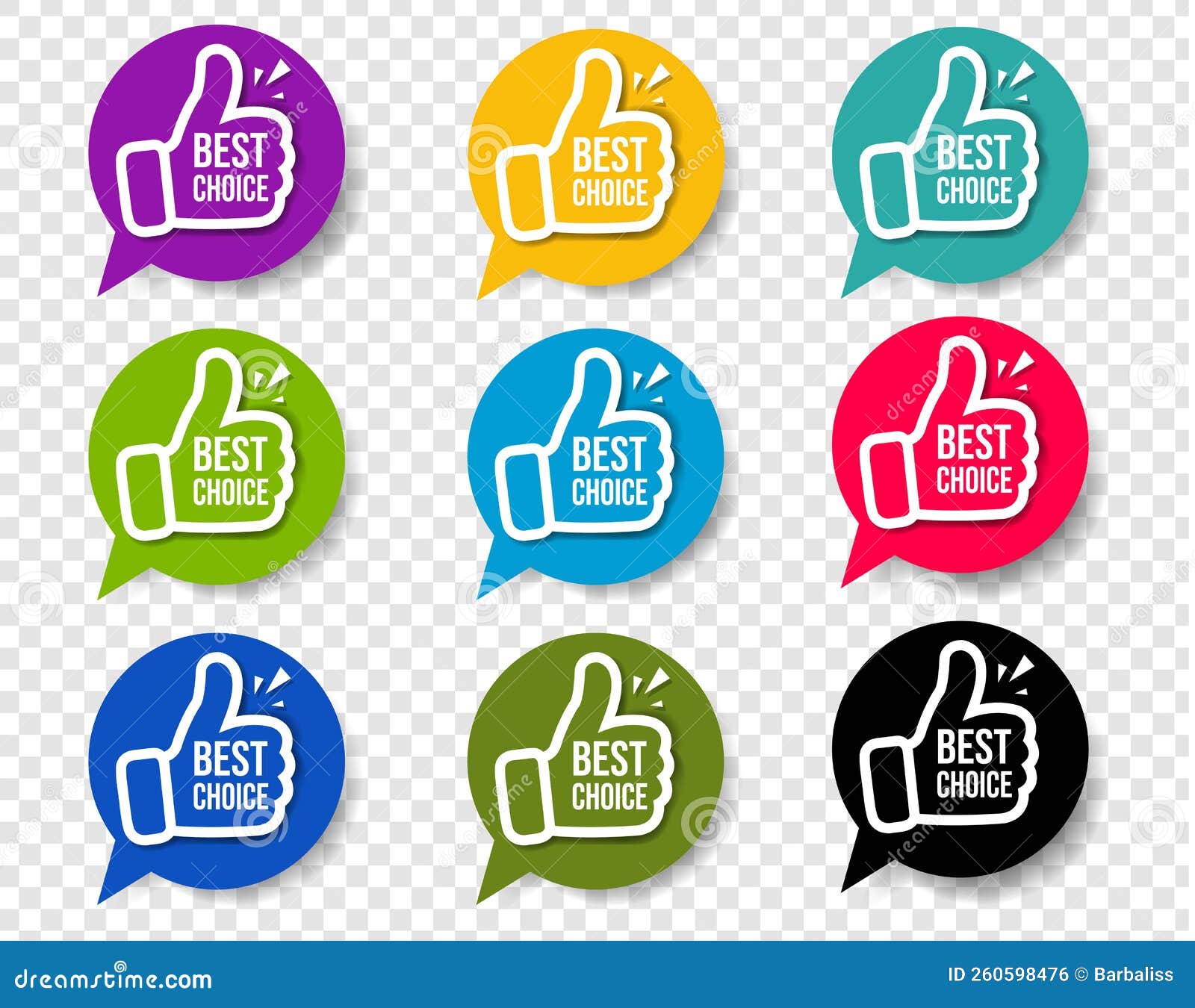 Best Choice Sign Isolated Transparent Background Stock Illustration ...