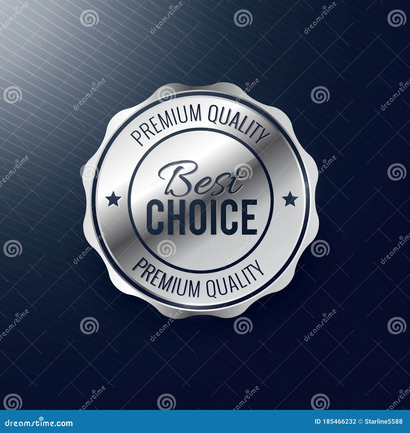 Best Choice Silver Label Design Stock Vector - Illustration of ...