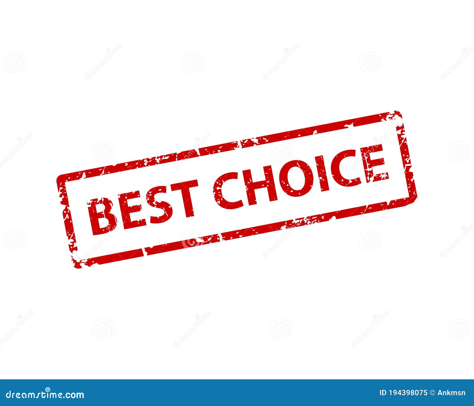 Best Choice Stamp Vector Texture. Rubber Cliche Imprint Stock Vector ...