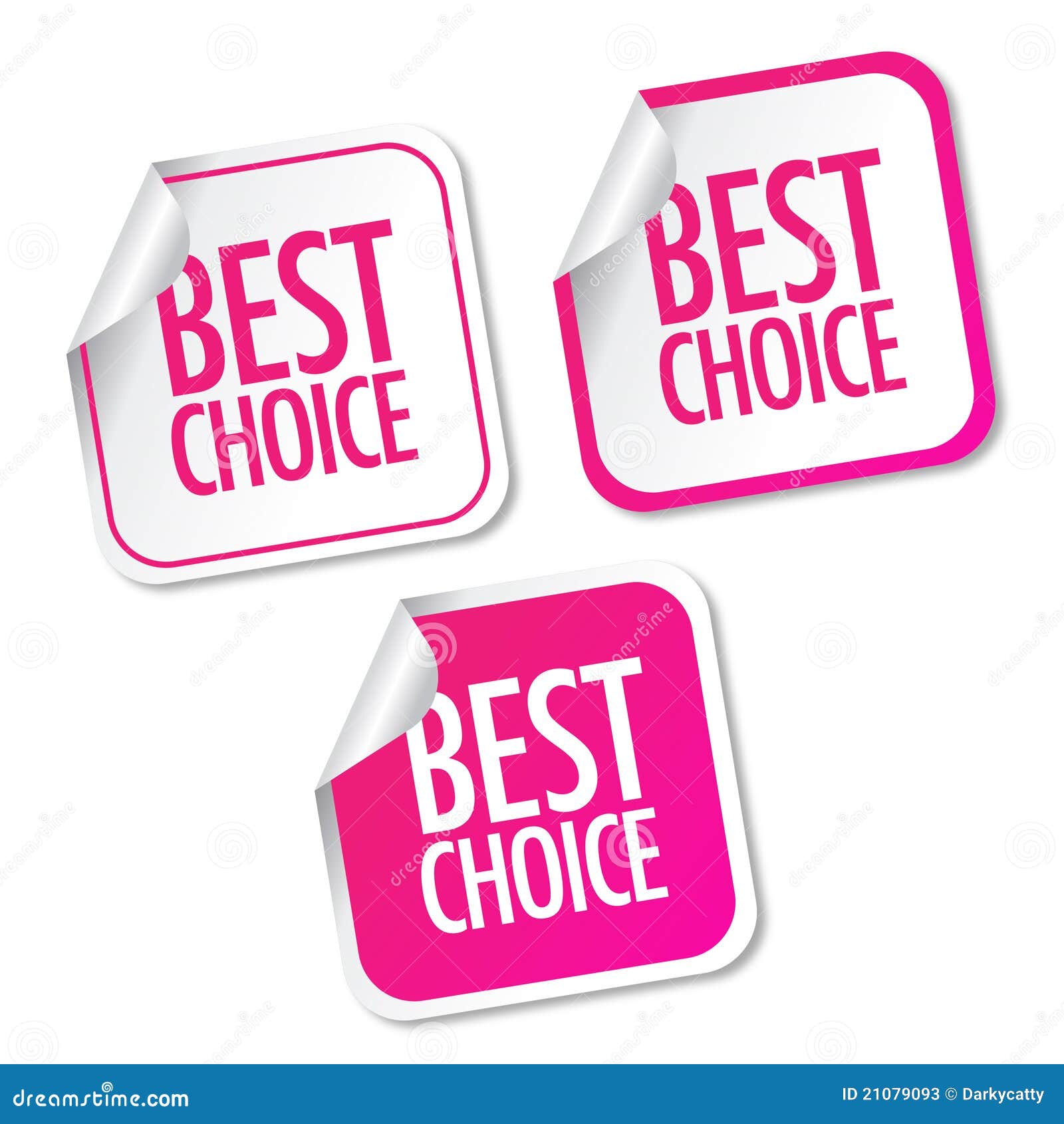 Best choice stickers stock vector. Illustration of site - 21079093