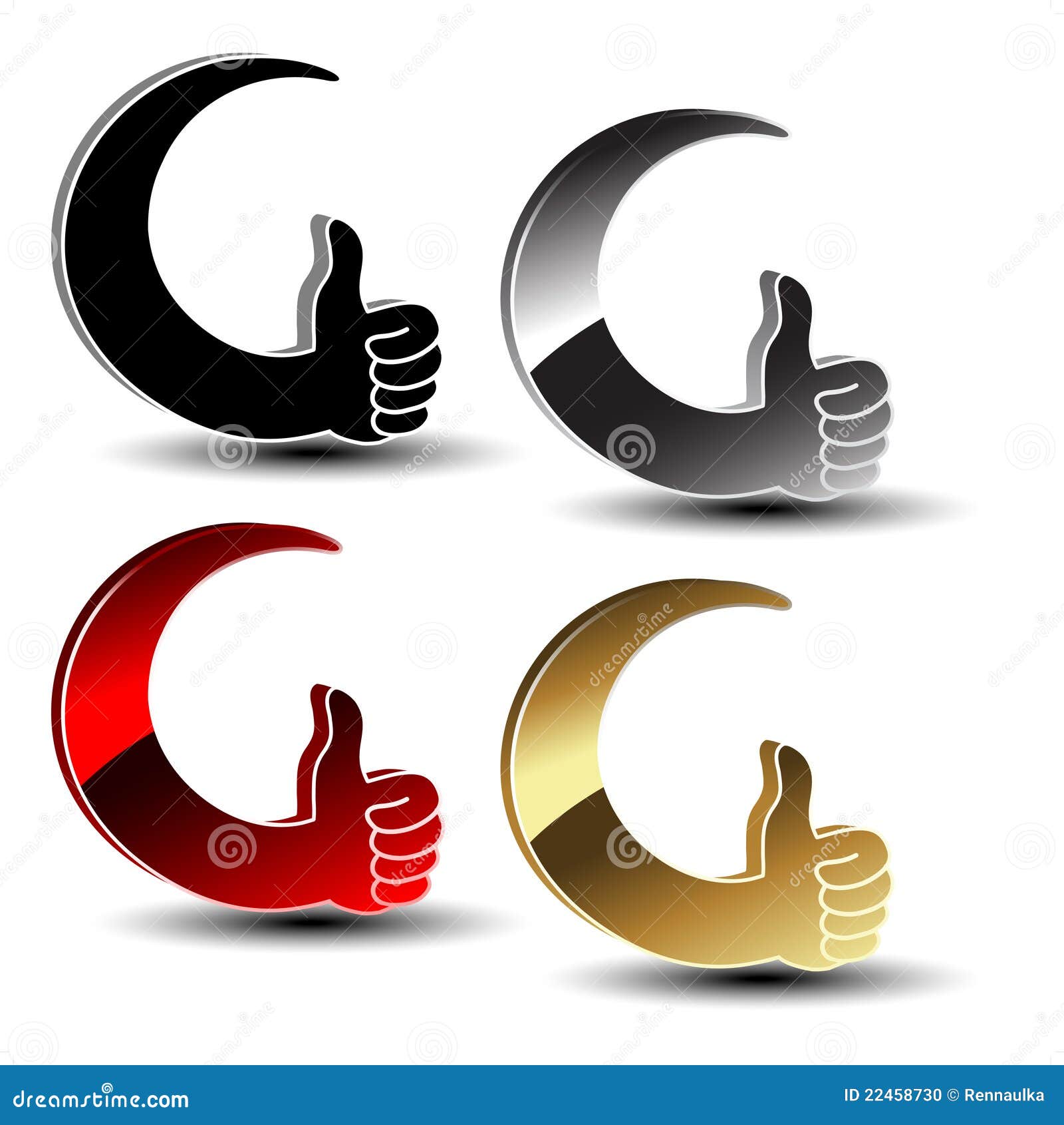 Best Choice Symbols - Gesture Hand Stock Vector - Illustration of ...