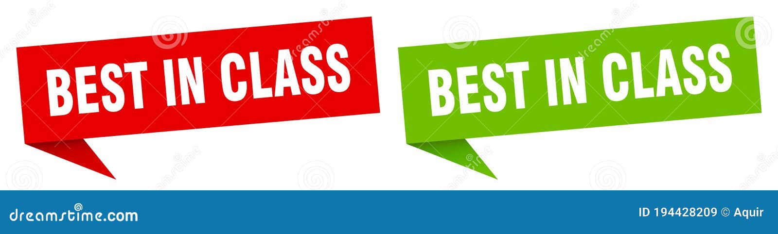 Best in Class Banner. Best in Class Speech Bubble Label Set Stock ...