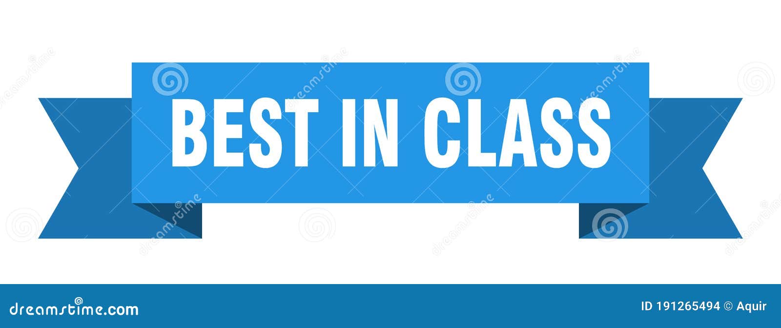 Best in class ribbon. stock vector. Illustration of vignette - 191265494