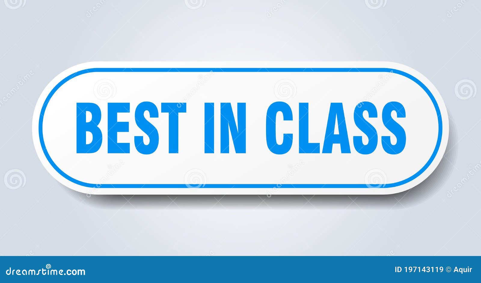 Best in class sticker. stock vector. Illustration of vector - 197143119