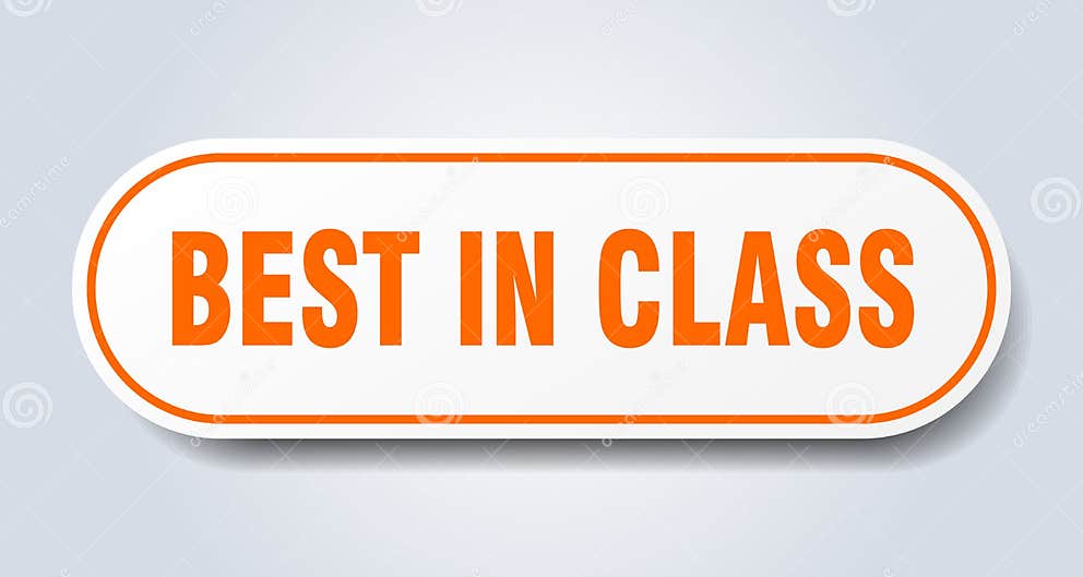 Best in class sticker. stock vector. Illustration of paper - 197147908