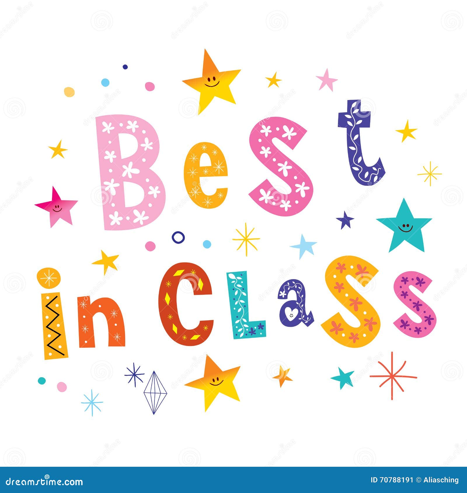 Best in class stock vector. Illustration of shopping - 70788191