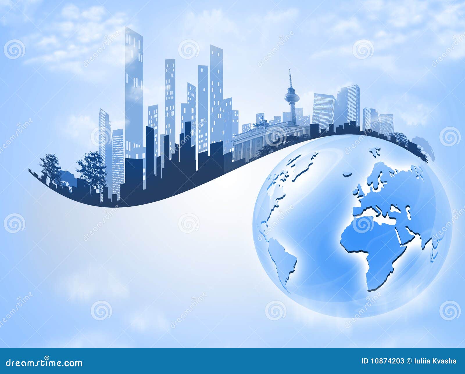 Best Concept of Global Business Stock Illustration - Illustration of ...