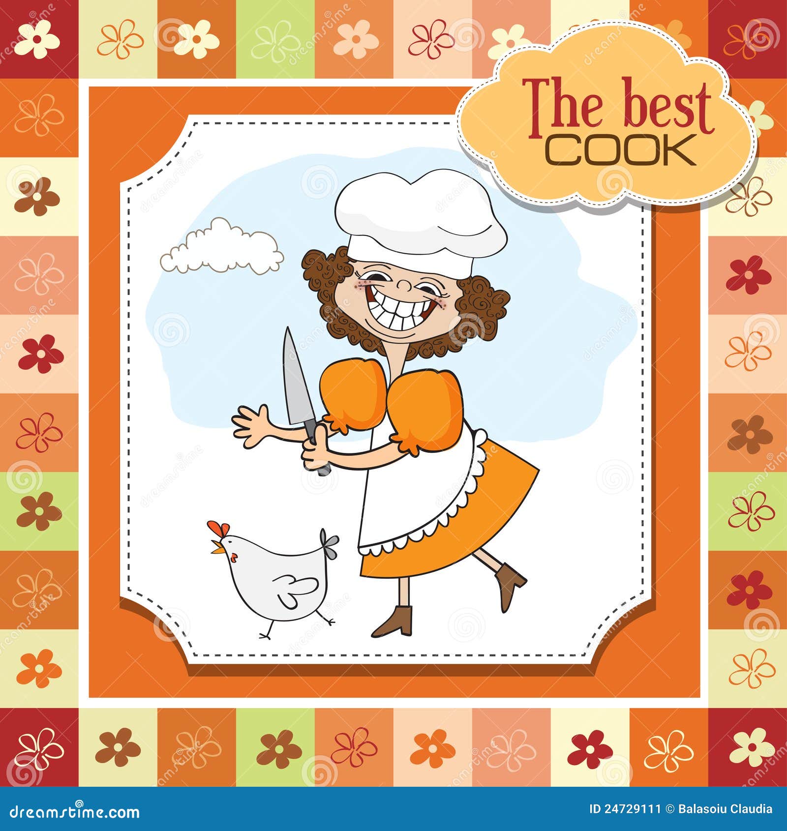 The best cook stock vector. Illustration of kitchen, cartoon - 24729111