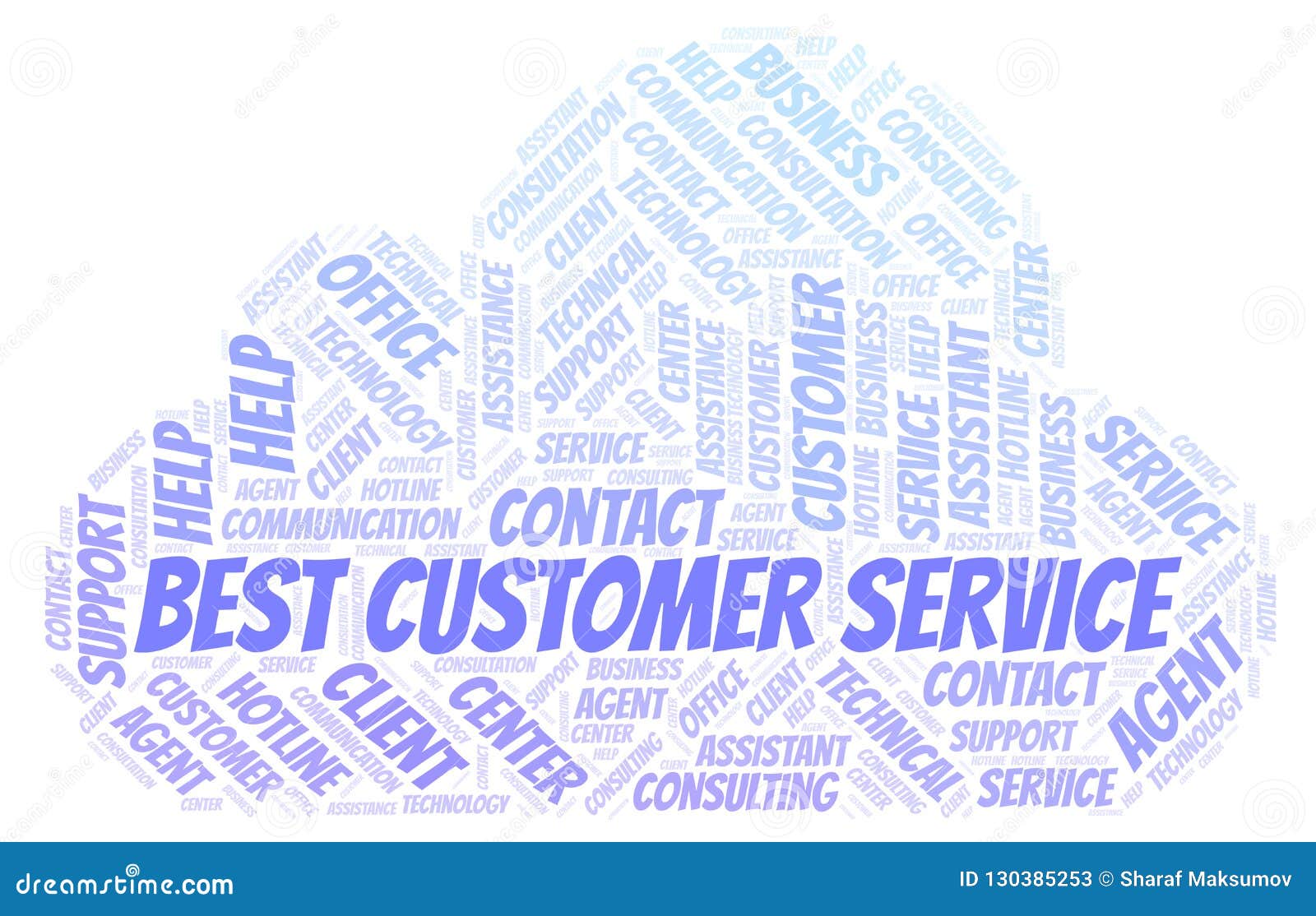 Best Customer Service Word Cloud. Stock Illustration - Illustration of ...
