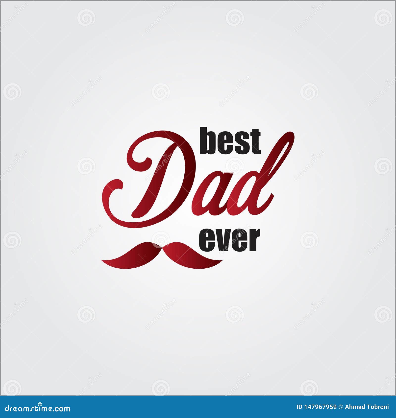 Best Dad Over Vector Template Design Illustration Stock Vector ...