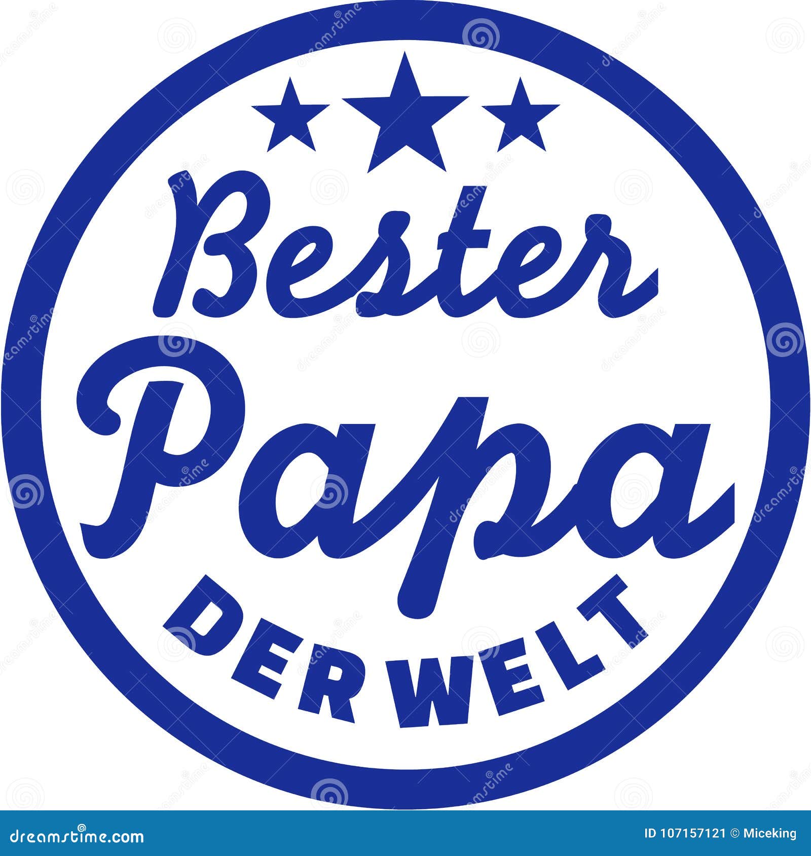 Best Dad of the World German Stock Vector - Illustration of love ...