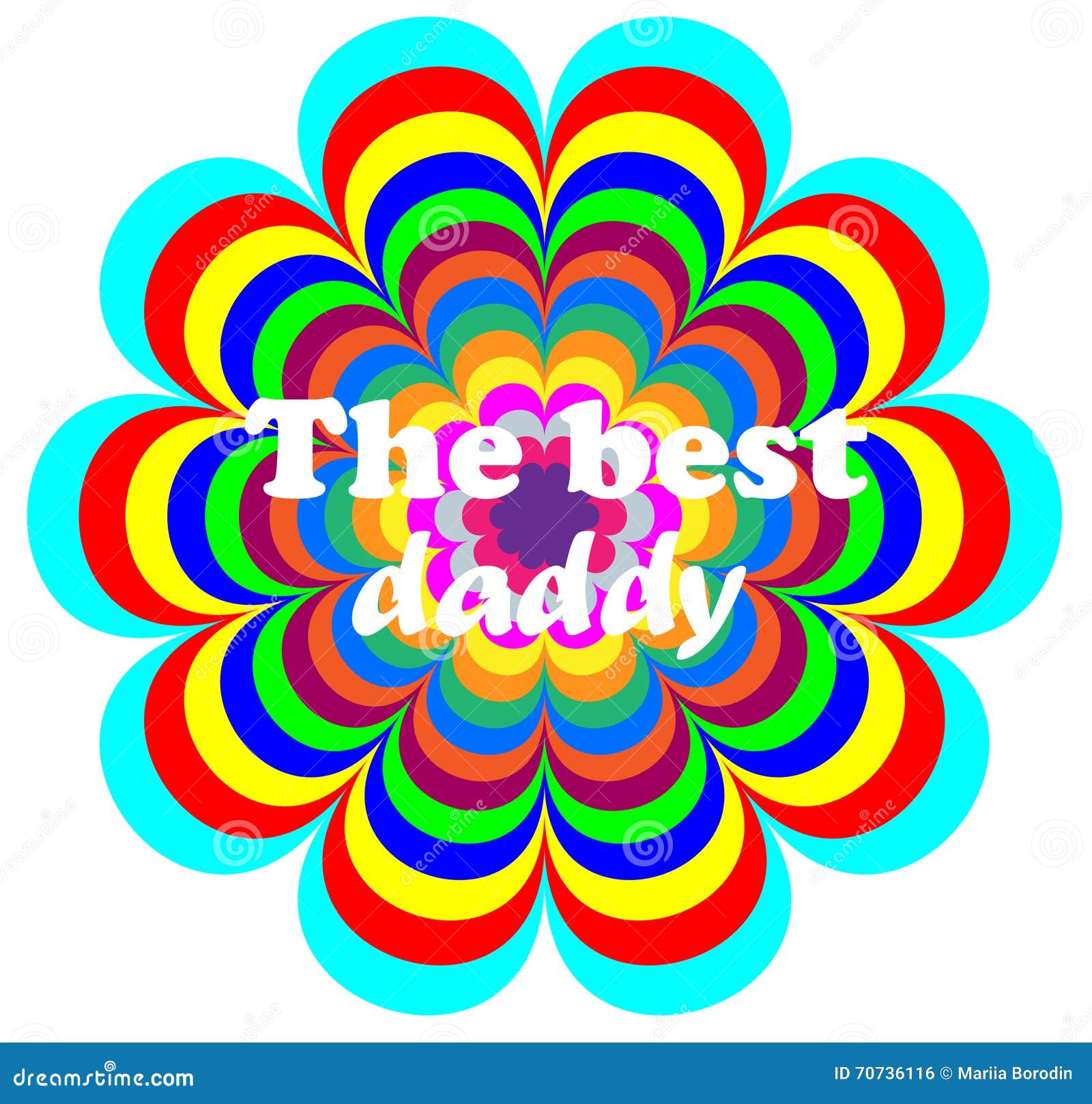 Best Daddy. Cute Print For Father, Dad Phrase. Poster For Happy Fathers ...