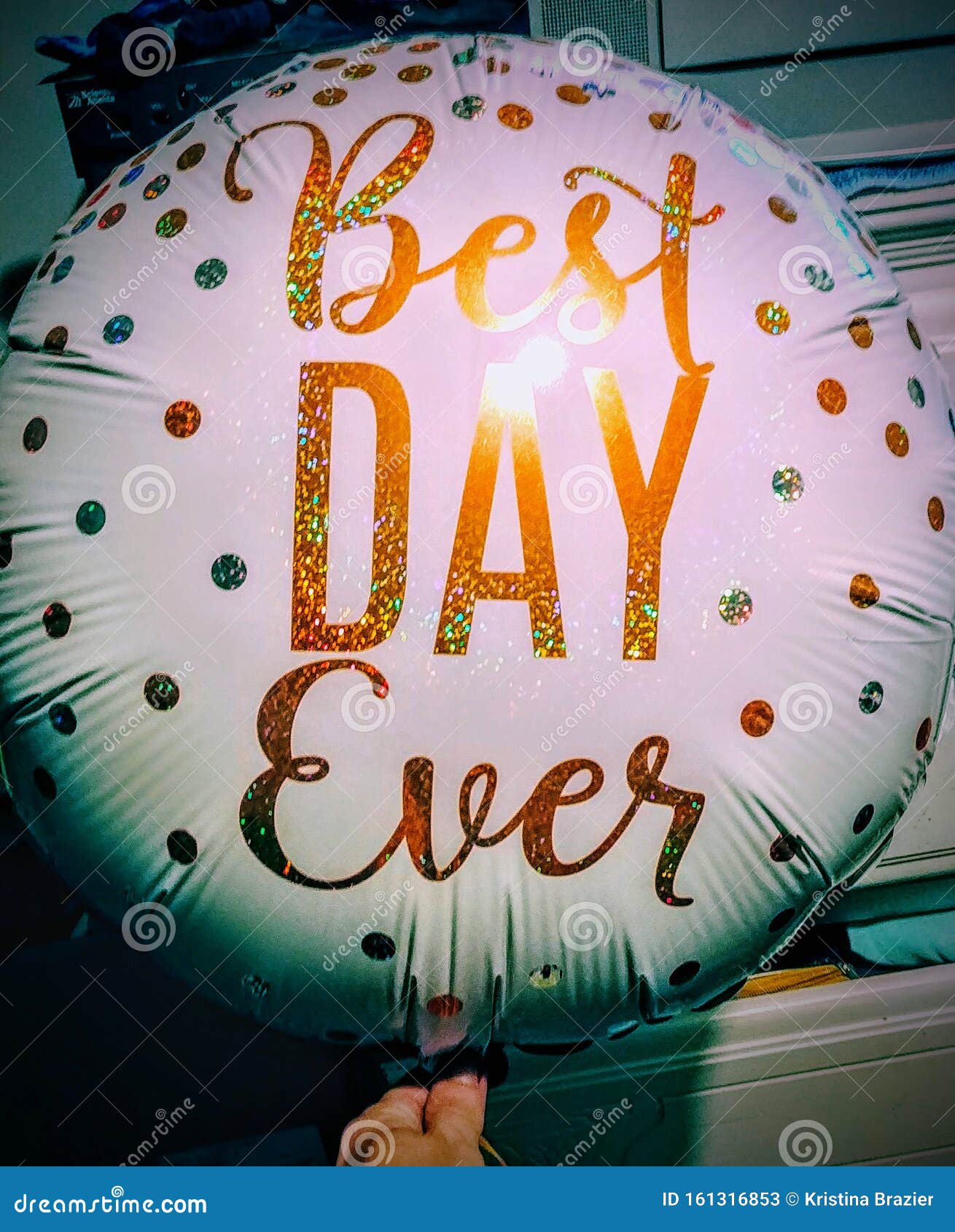 Best Day Ever in Gold & Glitter Stock Image - Image of gold, glitter ...