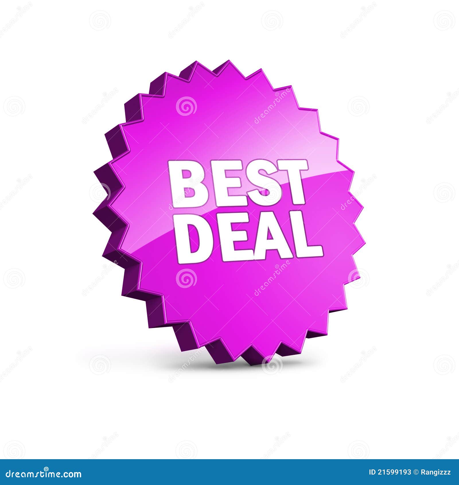 Best Deal Icon with Clipping Path Stock Illustration - Illustration of ...