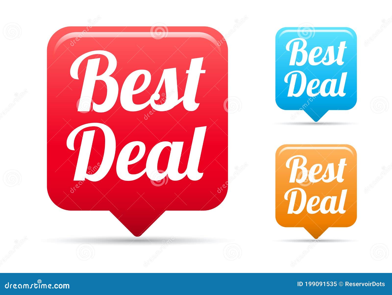 Best Deal Tags stock vector. Illustration of discount - 199091535