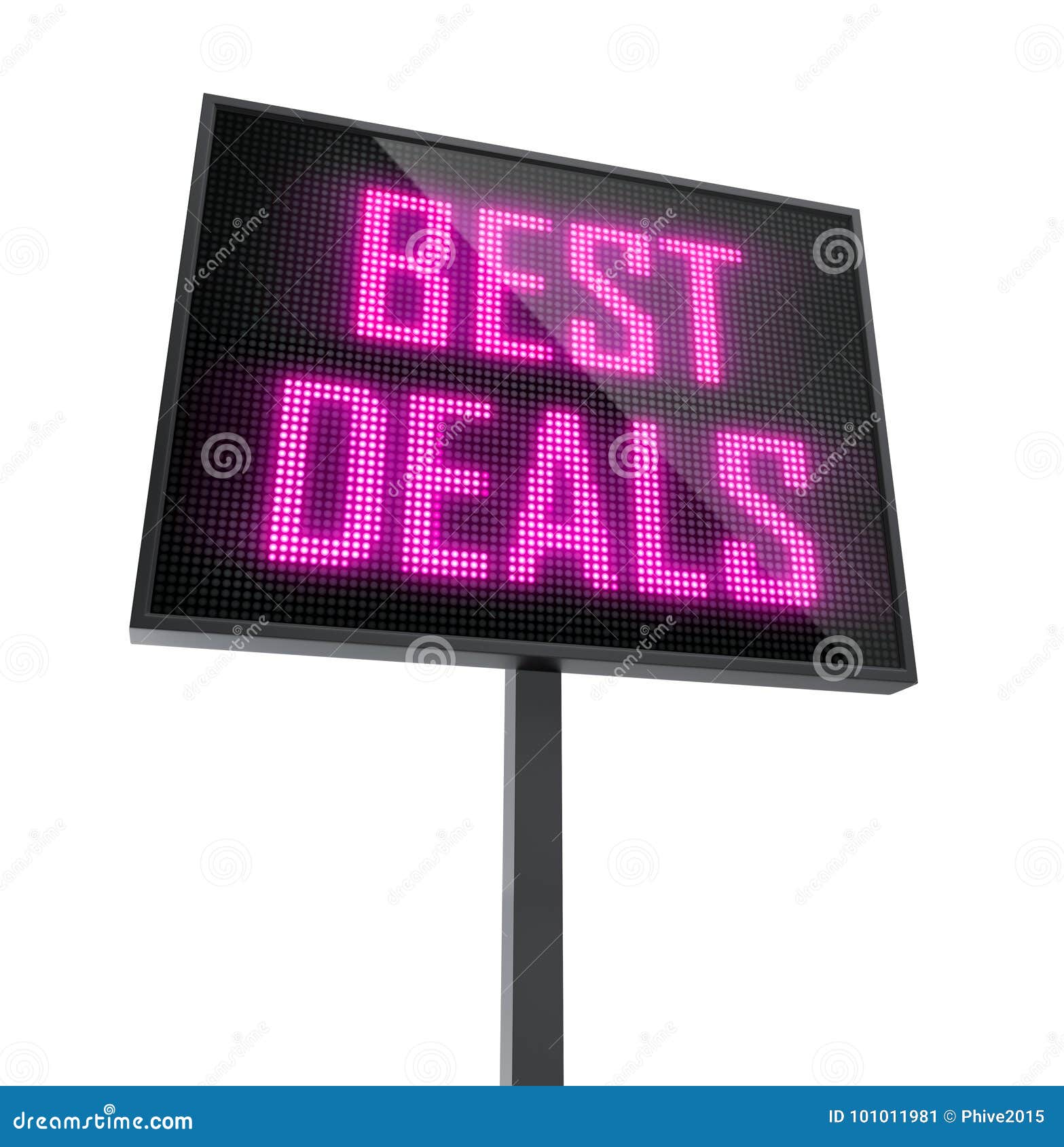 Best Deals led sign stock illustration. Illustration of screen - 101011981