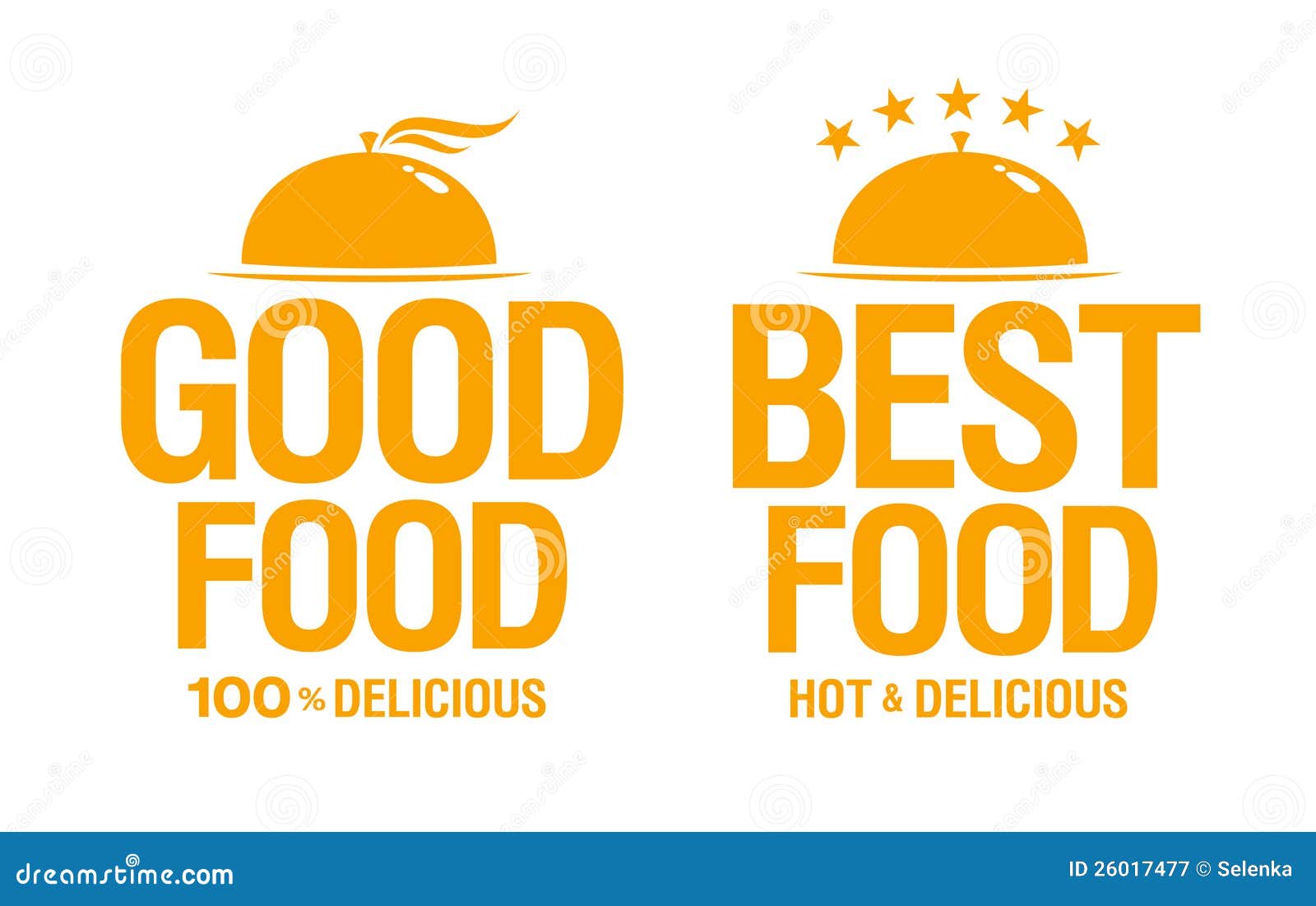Best delicious food signs. stock vector. Illustration of mark - 26017477