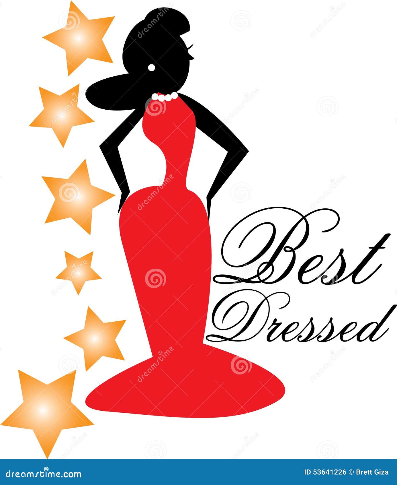 Best Dressed Stock Illustration - Image: 53641226